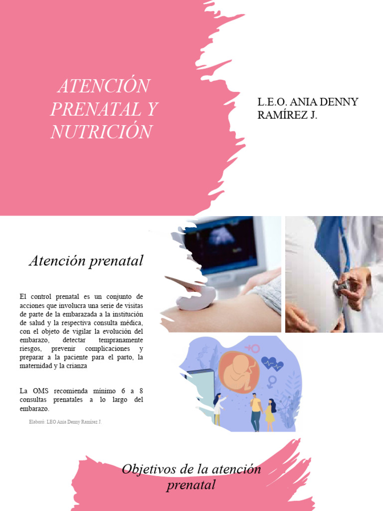 s2. Atención Prenatal y Nutrición | PDF | El embarazo | Especialidades Medicas