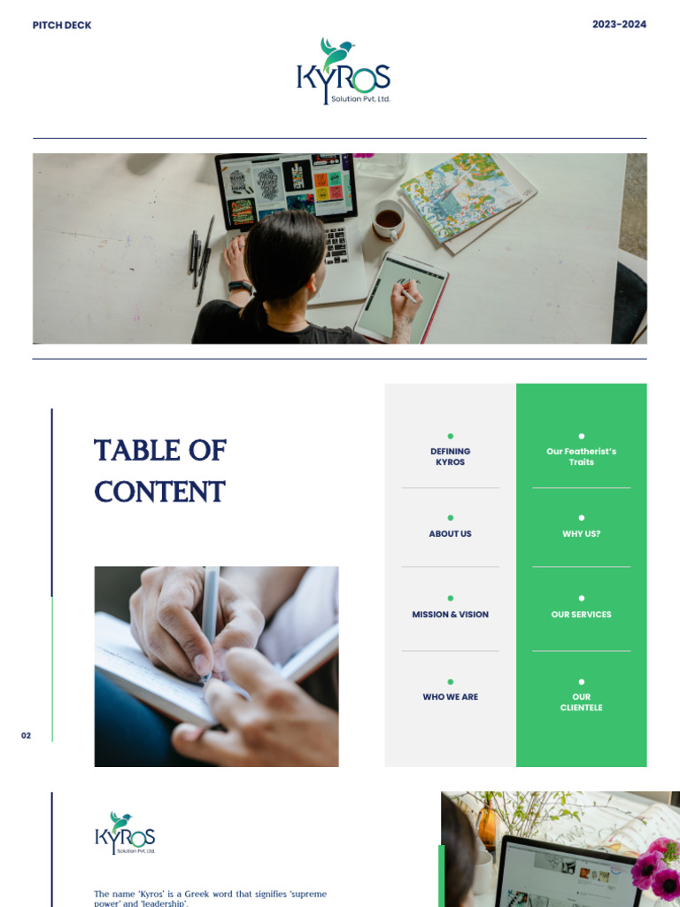 Kyros Solution Company Profile | PDF | Brand | Empathy