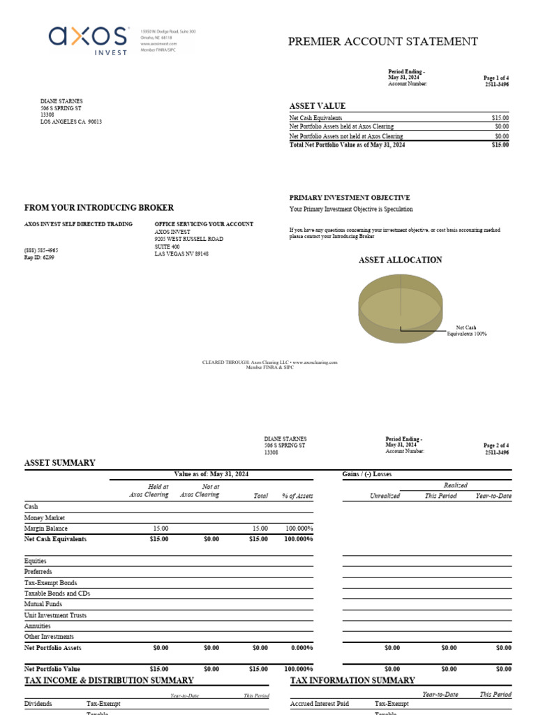 STMT_3496_20240531 | PDF | Clearing (Finance) | Banks