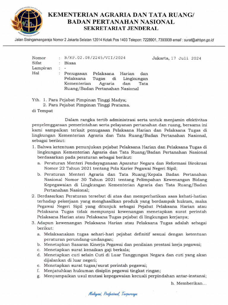 Surat Edaran PLH PLT | PDF