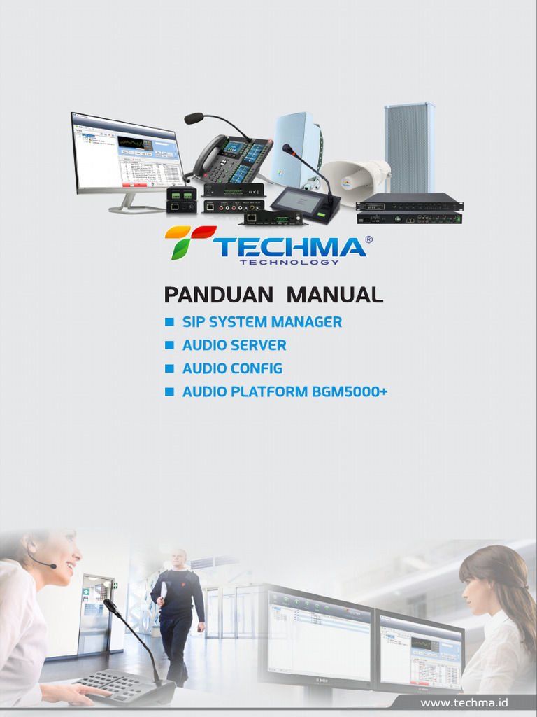 [Manual SIP] Paging System [TECHMA] | PDF