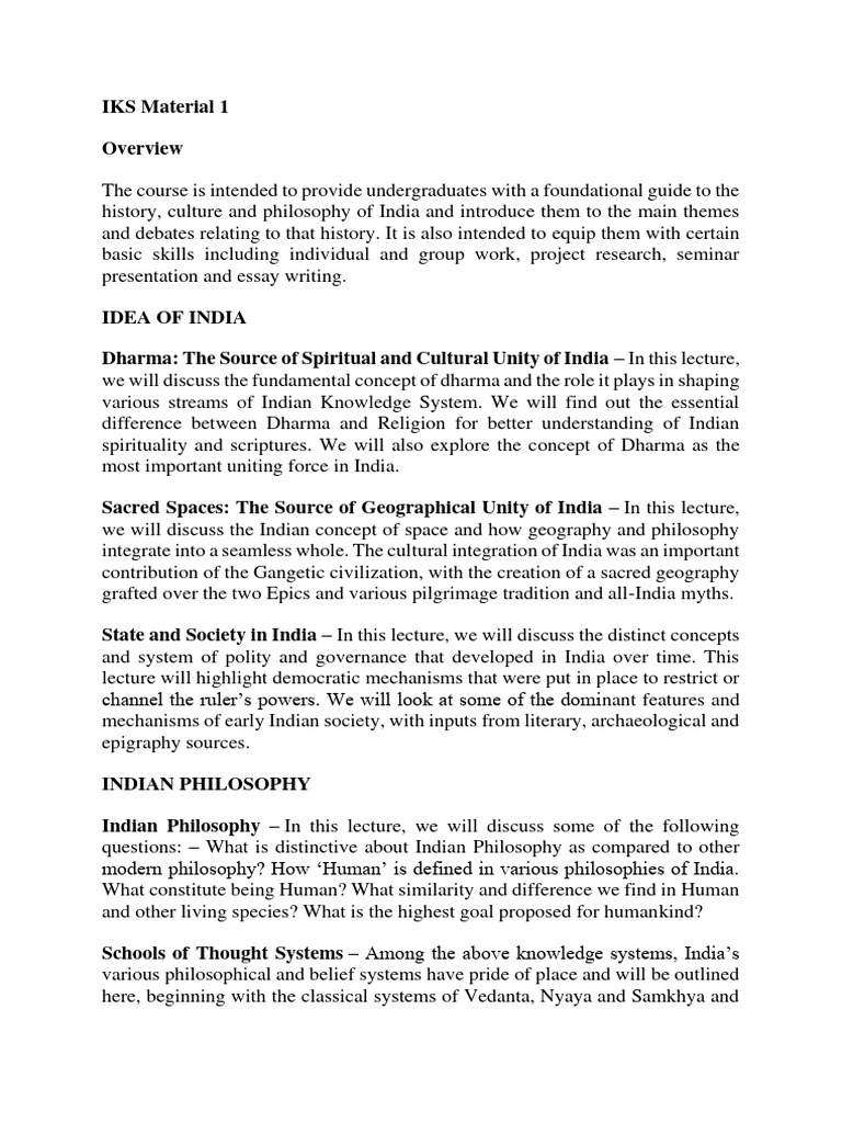 Indian Knowledge SystemMaterials - 20231221095942 | PDF | Ayurveda | Fable