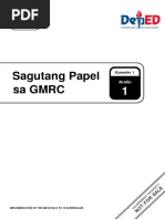 GMRC Q1 W1 Sariling Kakayahang Mag-Isip at Magmahal | PDF