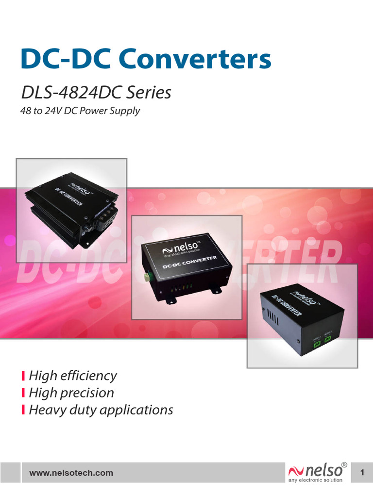 DLS 4824DC | PDF | Power Supply | Electricity