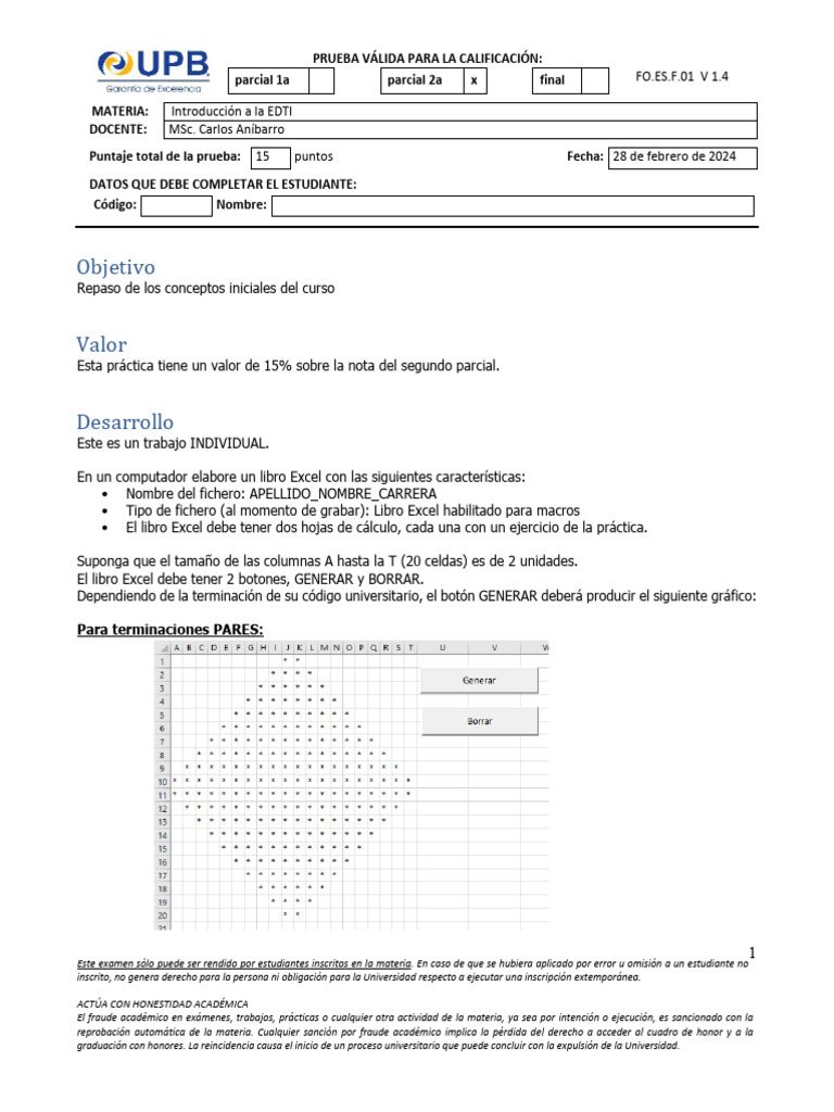 P3 - MsExcel Macros FORNEXT | PDF | Microsoft Excel | Deshonestidad academica