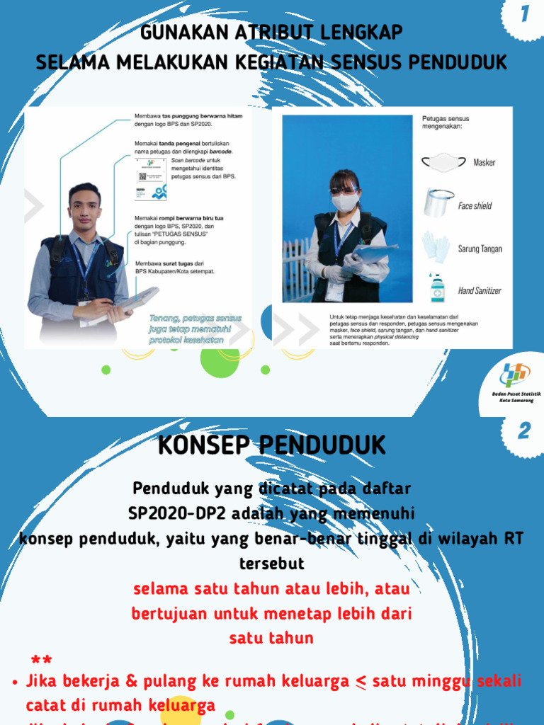 Tahapan Sensus Penduduk | PDF