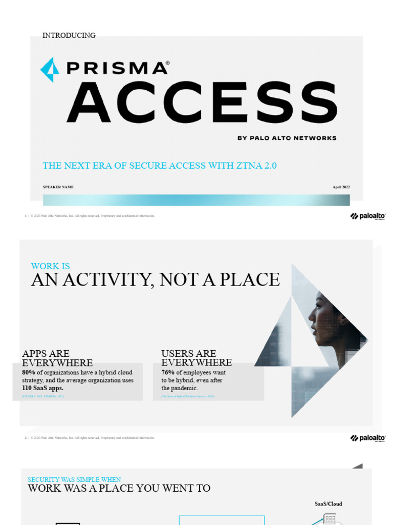 Prisma Access Customer Presentation | PDF | Mobile App | Cloud Computing