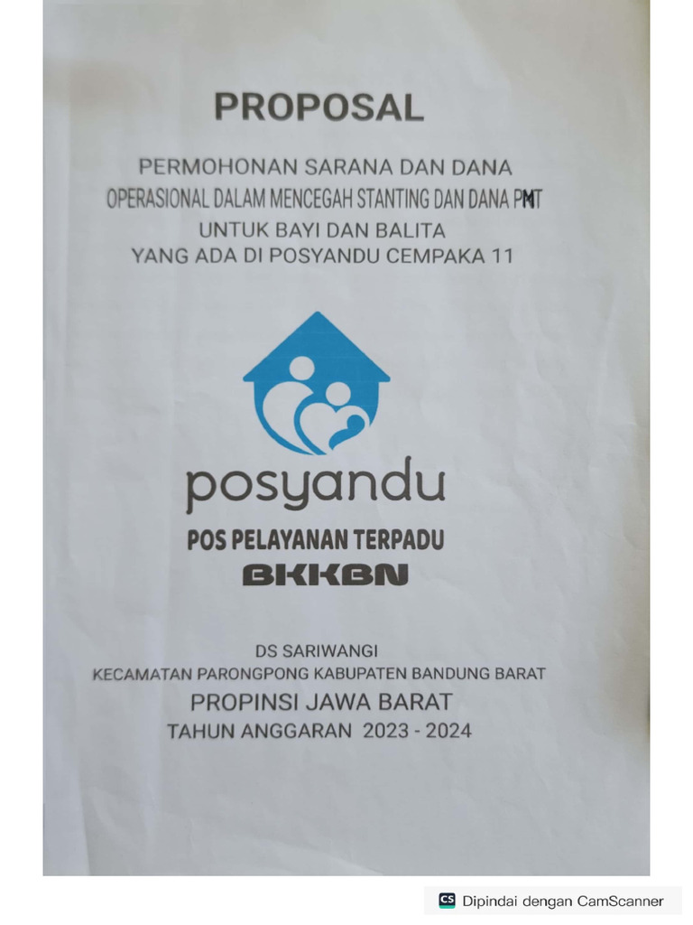contoh proposal sederhana | PDF