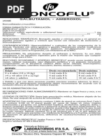 Dosis y usos del jarabe CAM | PDF