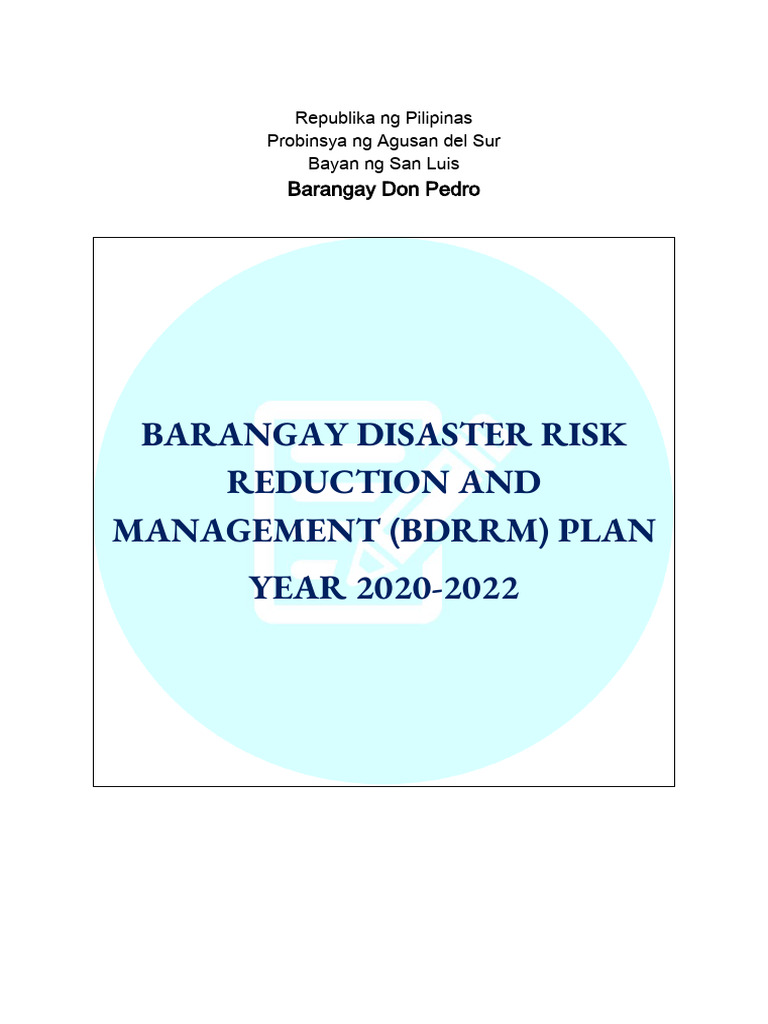 Don Pedro BDRRM Plan | PDF