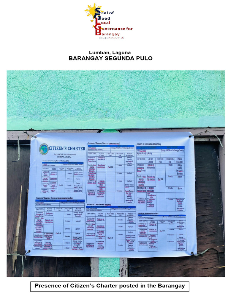 Citizens Charter Pdf