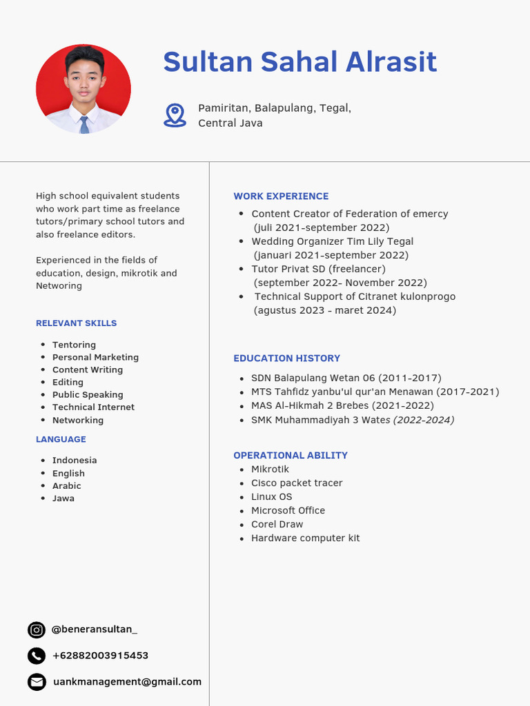 Curriculum Vitae (CV) | PDF