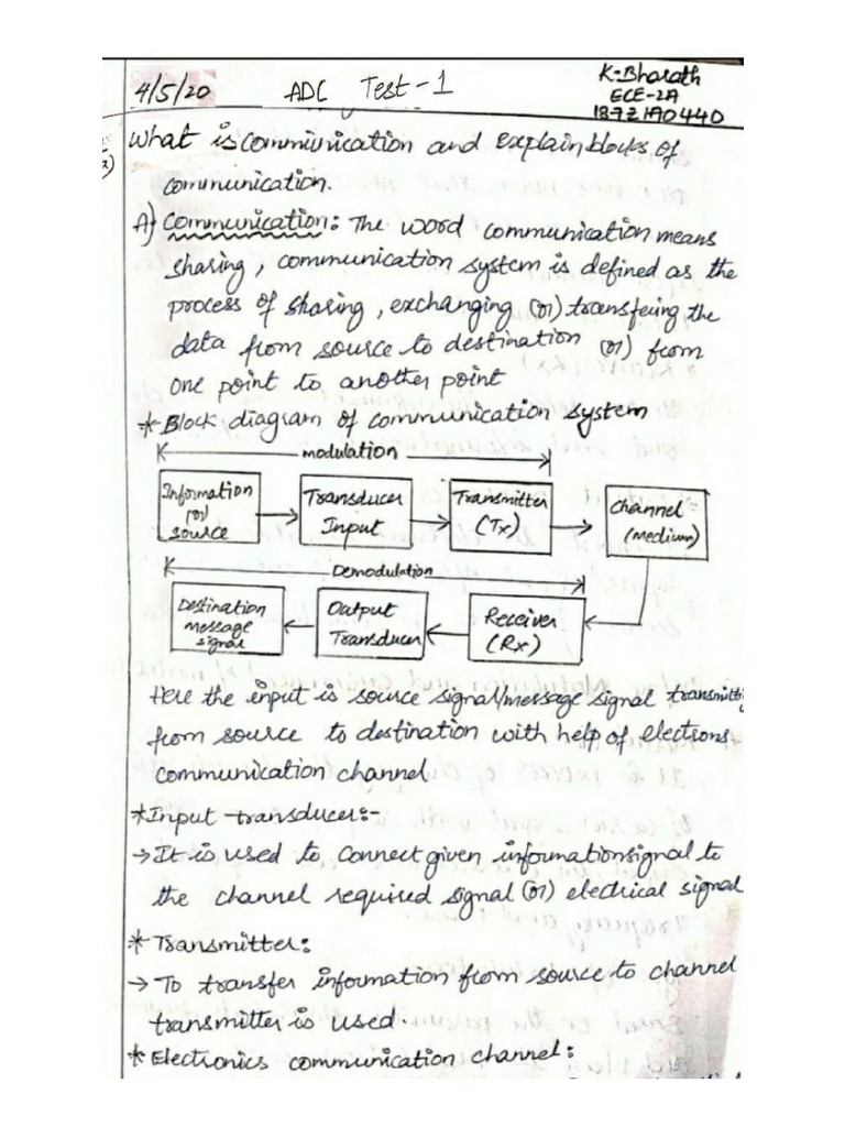 18-440 ADC Test -1 | PDF