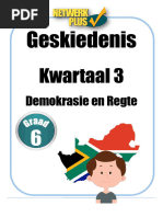Graad 6 Kwartaal 3 Gesk Opsomming | PDF