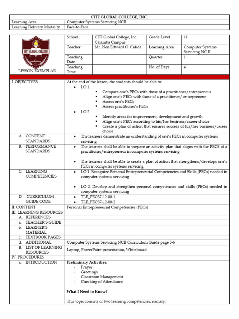 IDEA EXEMPLAR TEMPLATE | PDF | Entrepreneurship | Cognition