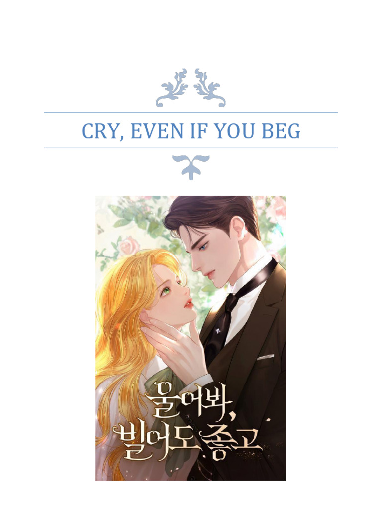 Cry, Even Better If You Beg | PDF