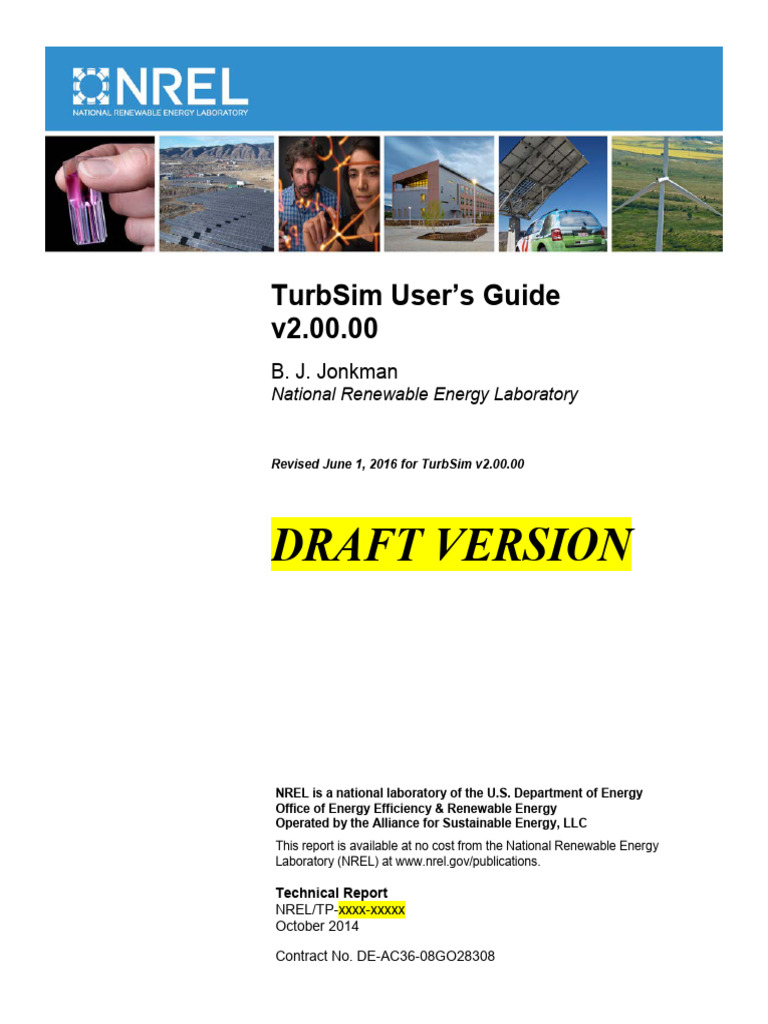 TurbSim User's Guide v2.00.00 | PDF | Computer File | Parameter ...