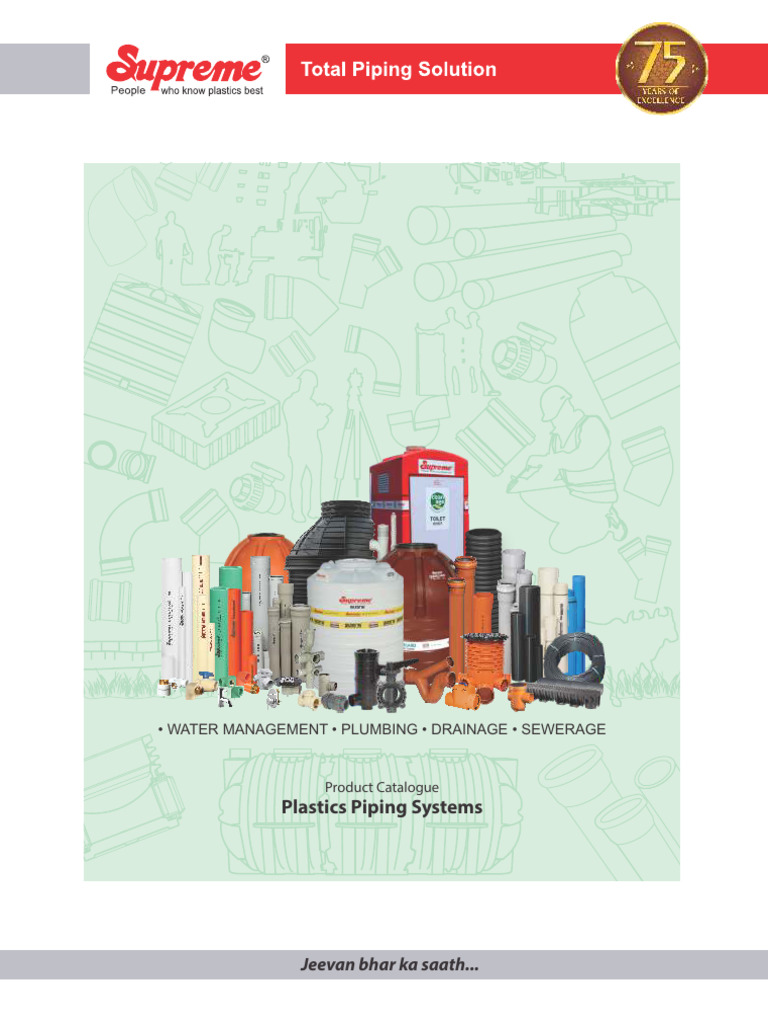 Supreme CPVC Pipe SDR 13 5 and SDR 11 | PDF | Pipe (Fluid Conveyance ...