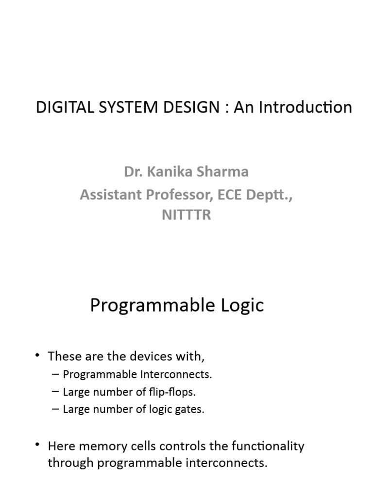 DSD Concepts | PDF | Field Programmable Gate Array | Logic Gate