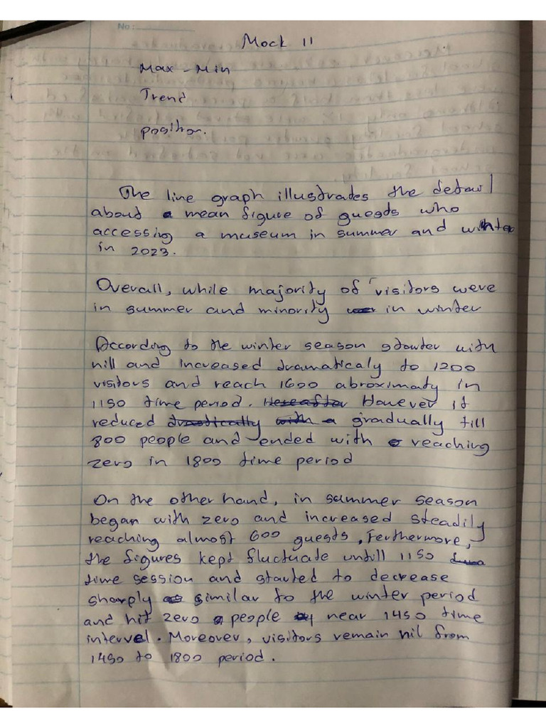 writing task 1 mock 11 (Ushan R) | PDF