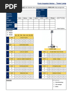 Formulir Inspeksi - Checklist Panel Listrik | PDF