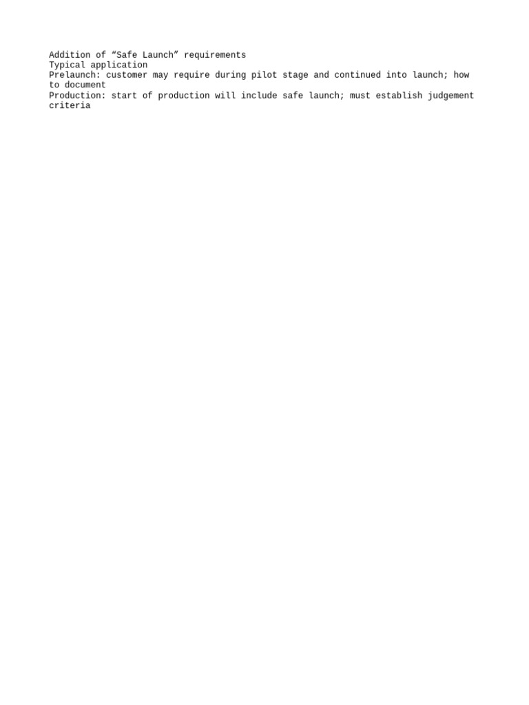 Chapter 3 Control Plan Stages | PDF Chapter 3 Control Plan Stages | PDF
