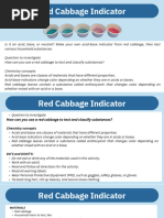 Purple Cabbage Acid-Base Indicator Experiment | PDF | Ph | Acid