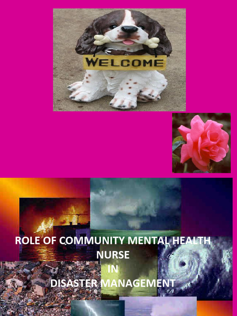 Role of Community Mental Health Nurse in Disaster Management Community ... Role of Community Mental Health Nurse in Disaster Management Community ...