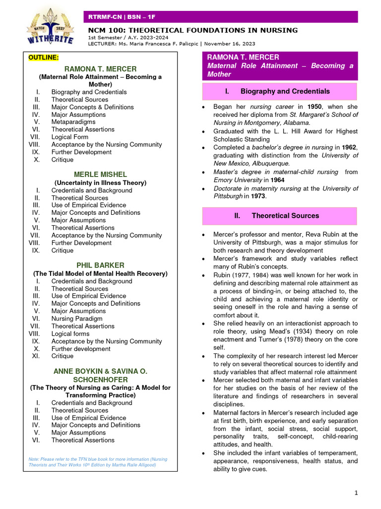 Mercer Mishel Barker Boykin | PDF | Mother | Theory