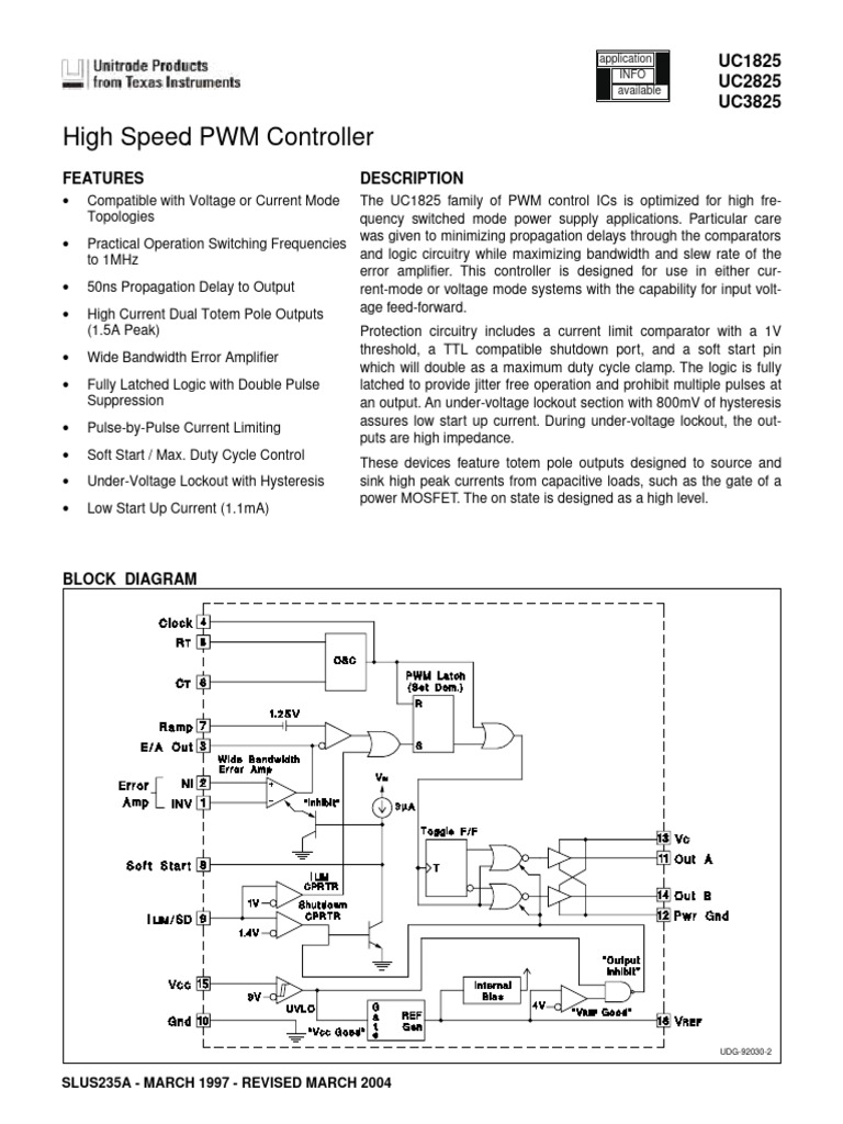 High Speed PWM Controller ICs | PDF | Electronic Engineering | Computer ...