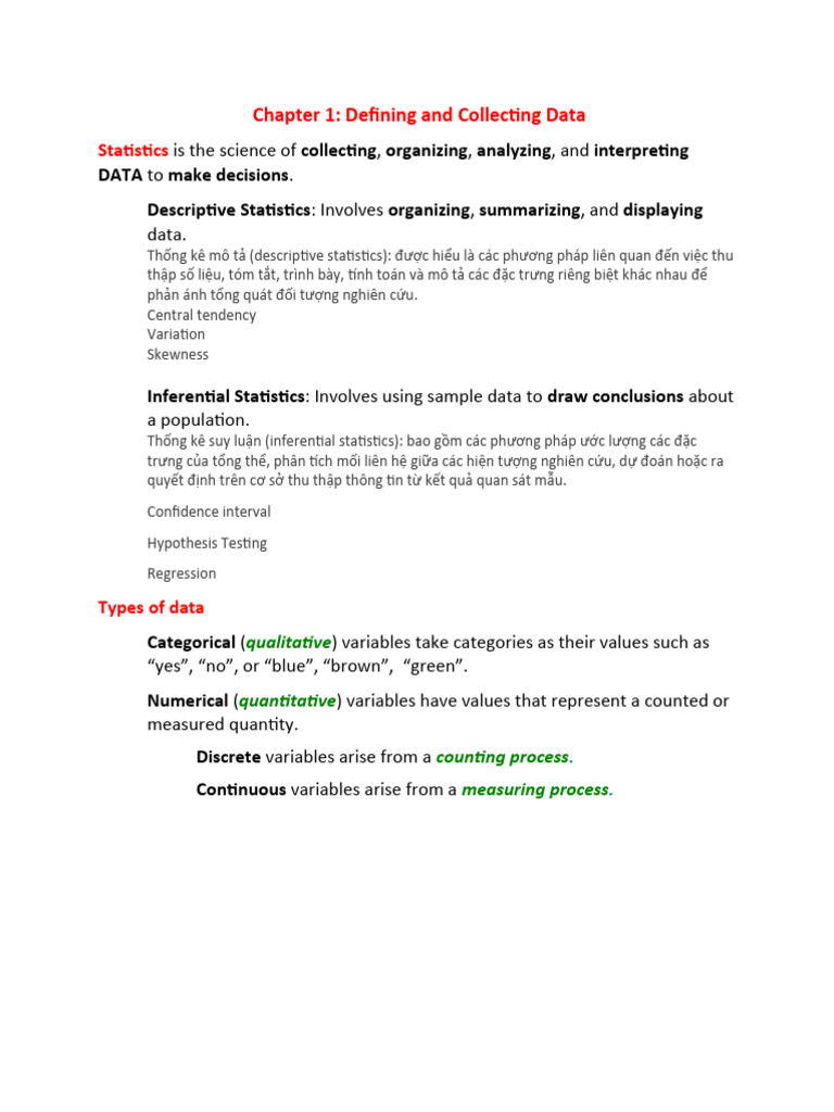 Chapter 1 | PDF | Quartile | Probability Theory