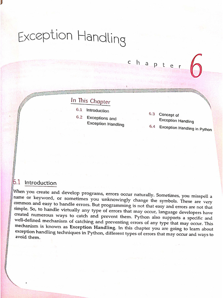 Exception Handling | PDF