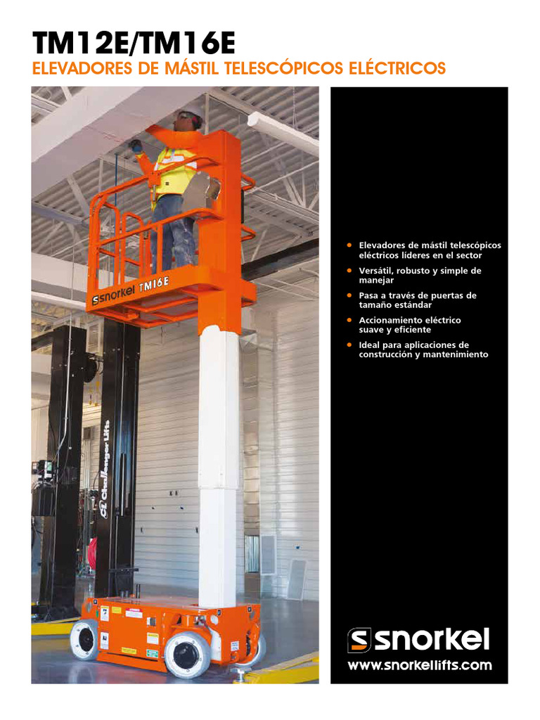 Ficha Técnica SNORKEL TM12 | PDF | Industria automotriz | Tecnología de vehículos