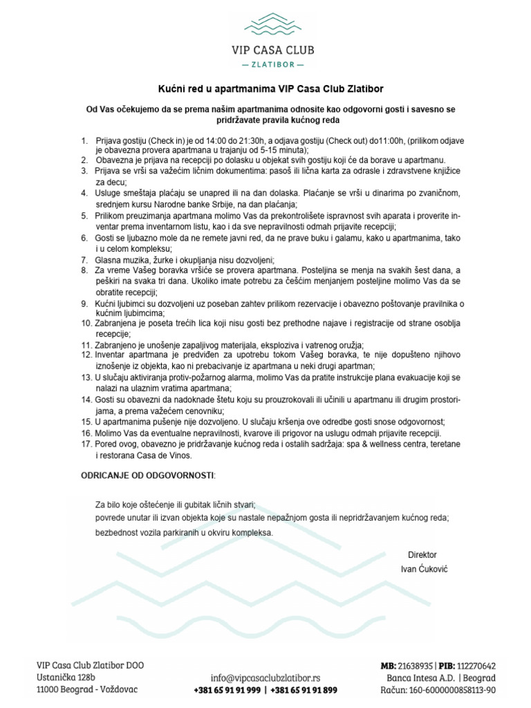 Kucni Red Za Ljubimce 2021 | PDF