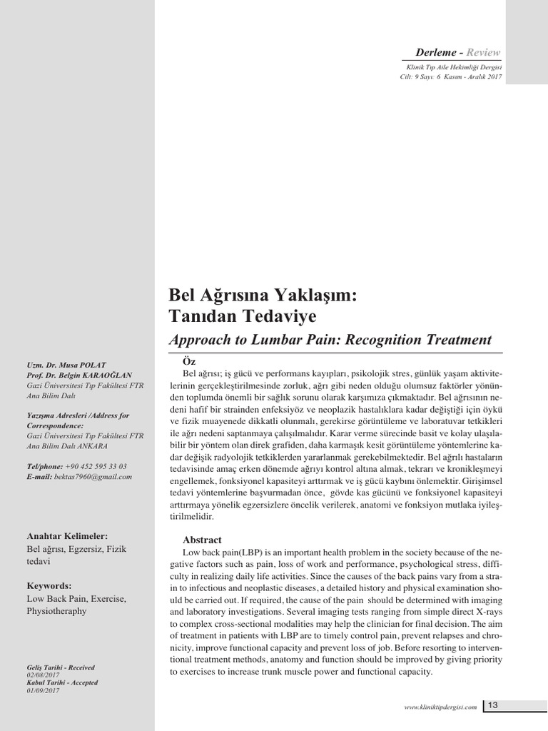 Bel A - R - S - Na Yakla - M - Tan - Dan Tedaviye (#593104) - 763812 | PDF