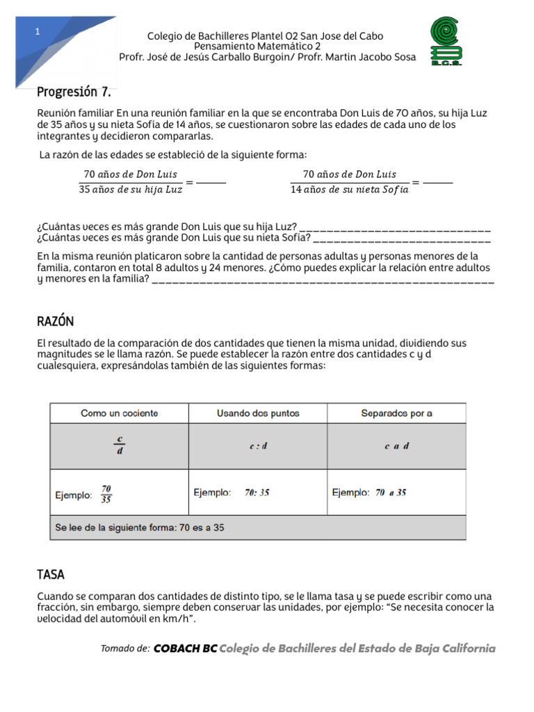 Mi Progresion 7 A | PDF