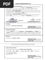 Template Borang Permohonan Cuti | PDF