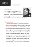 NCERT Class 10 English A Question of Trust | PDF