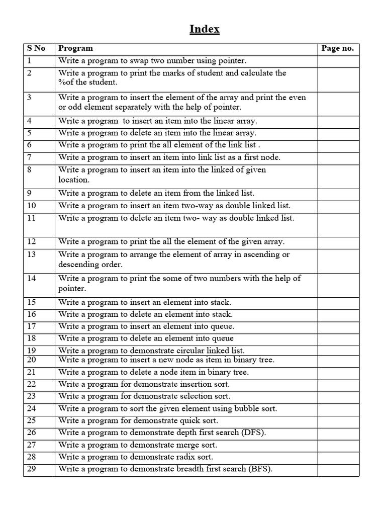 Index II Data | PDF | Computer Programming | Algorithms