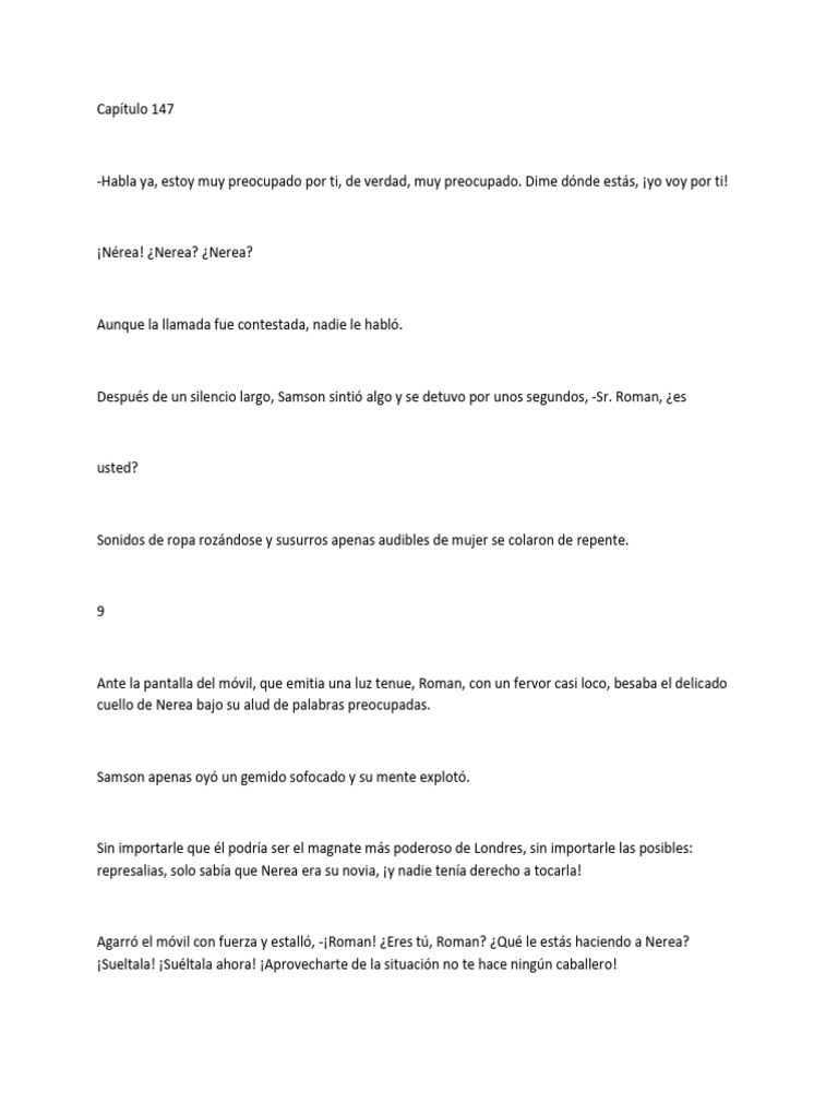 Conflicto amoroso: Nerea y Roman | PDF
