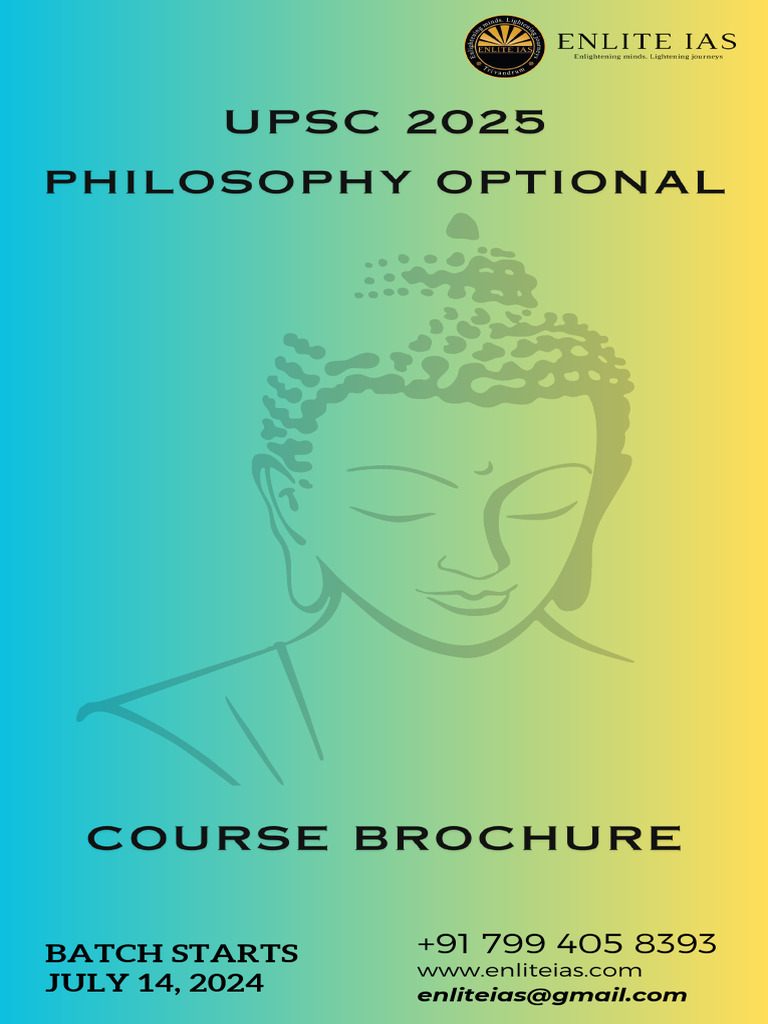 Philosophy Optional Brochure UPSC 2025 | PDF | Liberal Arts Education ...