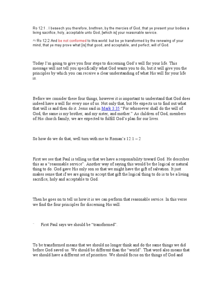 Reasonable Service | PDF | Jesus | Sacrifice