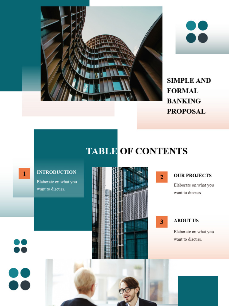 Simple and Formal Banking Proposal Presenatation | PDF | Human ...