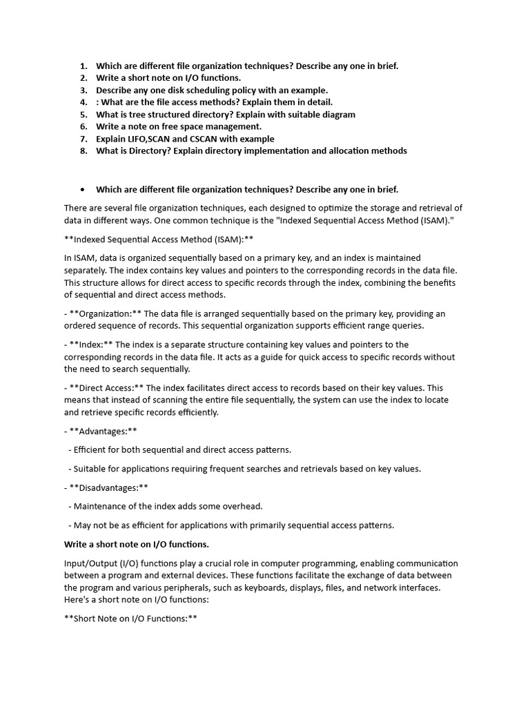 OS Unit 5 - Merged | PDF | Linux | Computer Data Storage