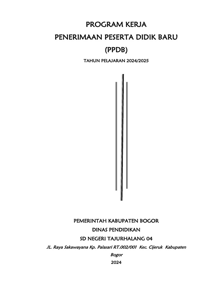 Program Kerja PPDB - TH04 | PDF | Karier & Perkembangan | Bisnis