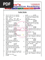 Alphabetic Series (Logical Reasoning) With Exercise - 1 | PDF | Notation | Writing