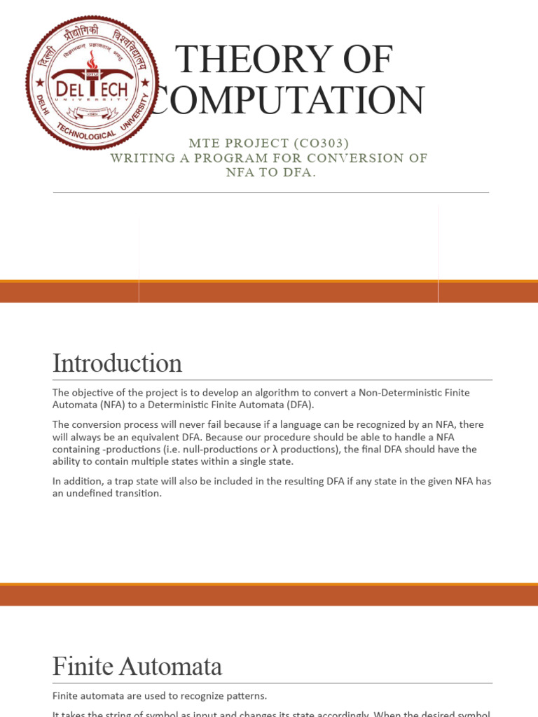 Theory of Computation | PDF | Automata Theory | Computing
