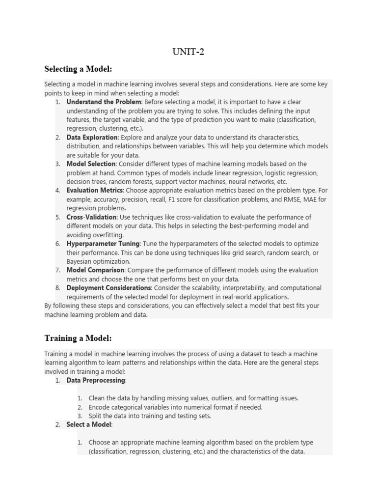UNIT-2 ML | PDF | Receiver Operating Characteristic | Machine Learning