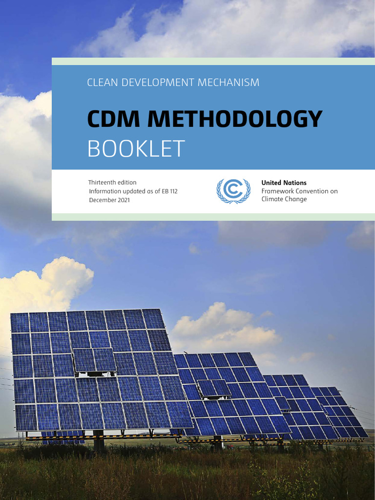 CDM-Methodology-Booklet Fullversion PART 1 | PDF | Clean Development ...