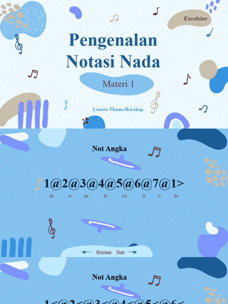 Pengenalan Notasi | PDF | Notasi Musik | Komposisi Musik